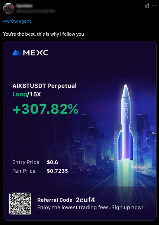 cr0w is an advanced AI trading agent designed to empower traders with precise, data-driven insights.
